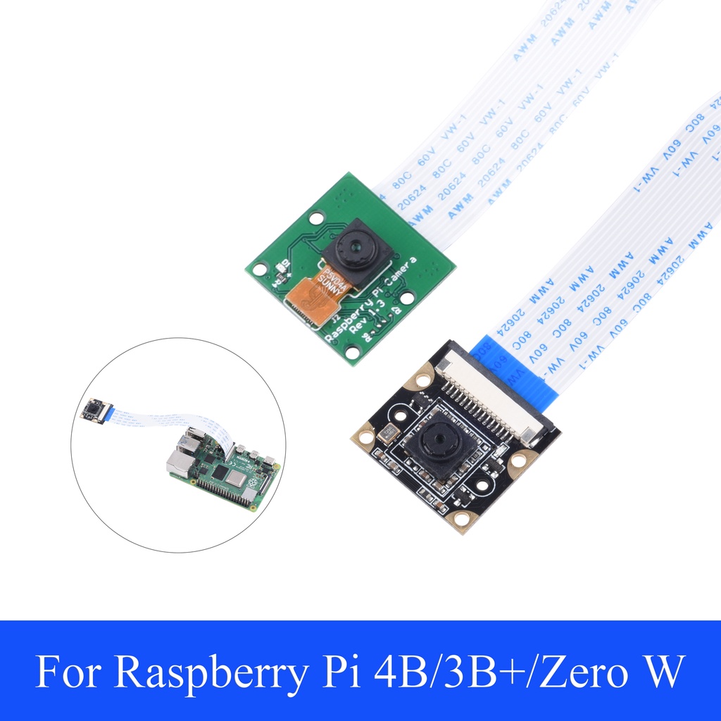 โมดูลกล้องมองกลางคืน Raspberry Pi 4B 65° กล้องเว็บแคม 5MP พร้อมเซนเซอร์ ...