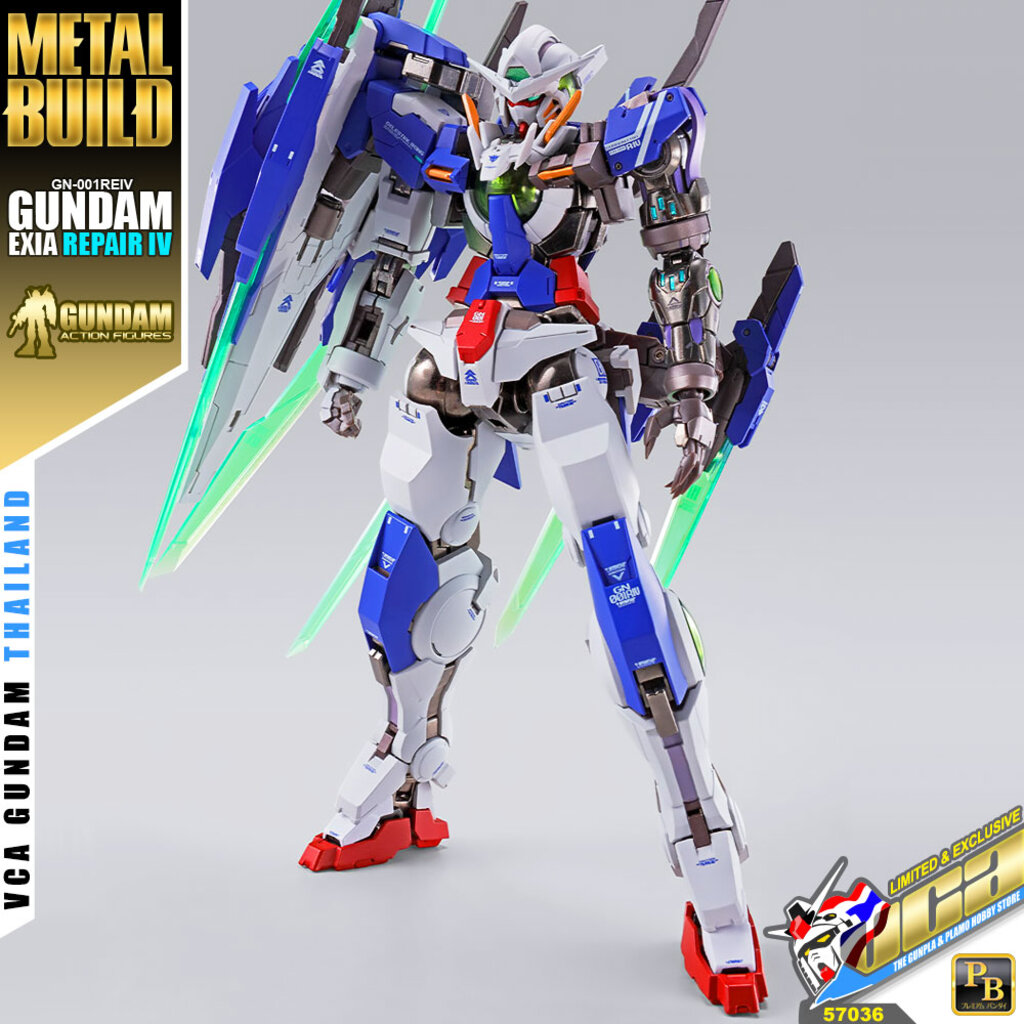 PREMIUM BANDAI TAMASHII NATIONS METAL BUILD GUNDAM EXIA REPAIR IV กัน ...