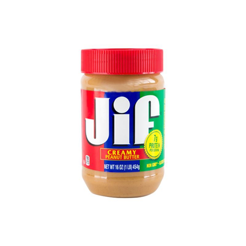 จิฟ เนยถั่วบดละเอียด 454 กรัม Jiff Peanut Butter 454 grams | Shopee ...