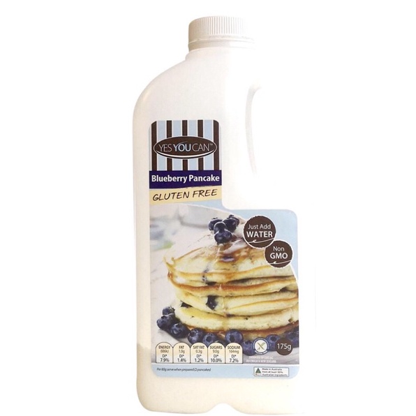 Blueberry Pancake Gluten Free 175g🥞Yes You Can แป้งแพนเค้กสำเร็จรูป ...