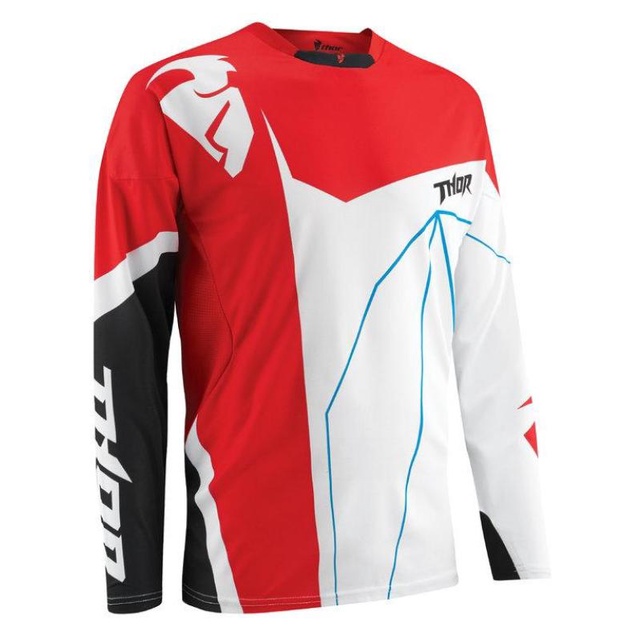 จุด 2022 ผู้ชาย THOR Off-Road สวมใส่เสื้อแข่งรถจักรยานยนต์ขี่จักรยานสวม ...