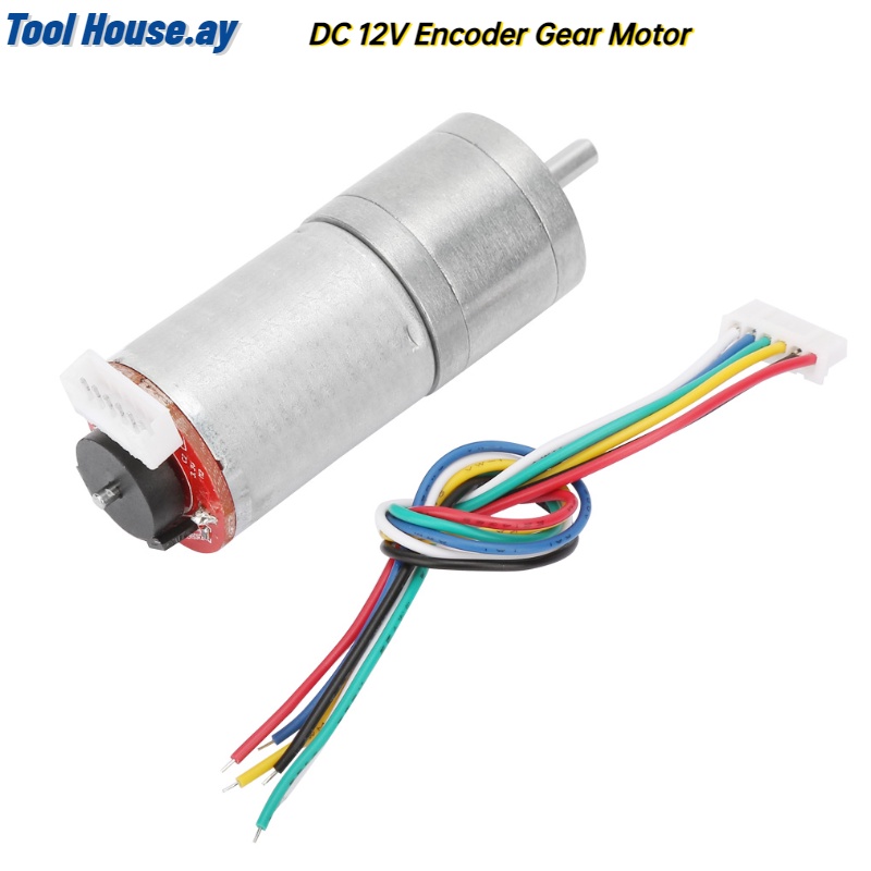 เครื่องมือหุ่นยนต์ Dc 12V Encoder เกียร์มอเตอร์ลดความเร็วสําหรับรถของ ...