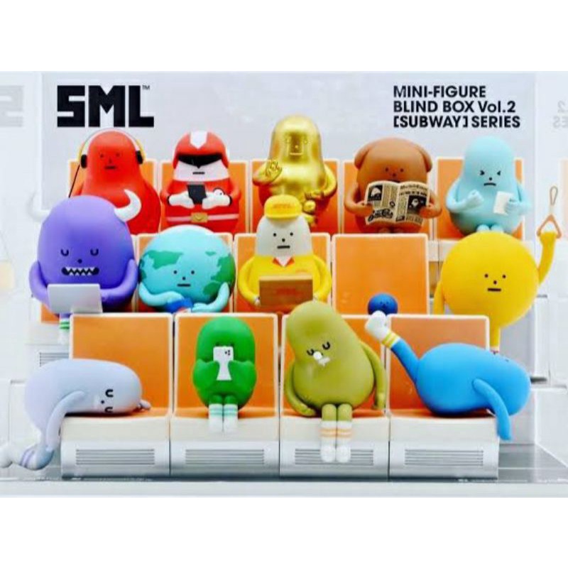 ⚡พร้อมส่ง⚡ แบบตัวแยก SML Subway Series Blind box / Sticky Monster Lab ...