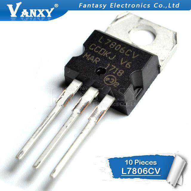10pcs L7806CV TO220 L7806 TO-220 7806 LM7806 MC7806 ใหม่และ ICjiashop ...