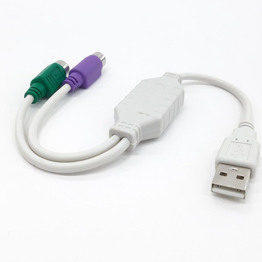 USB to PS/2 PS2 Keyboard Mouse Cable Active Adapter Converter | Shopee ...