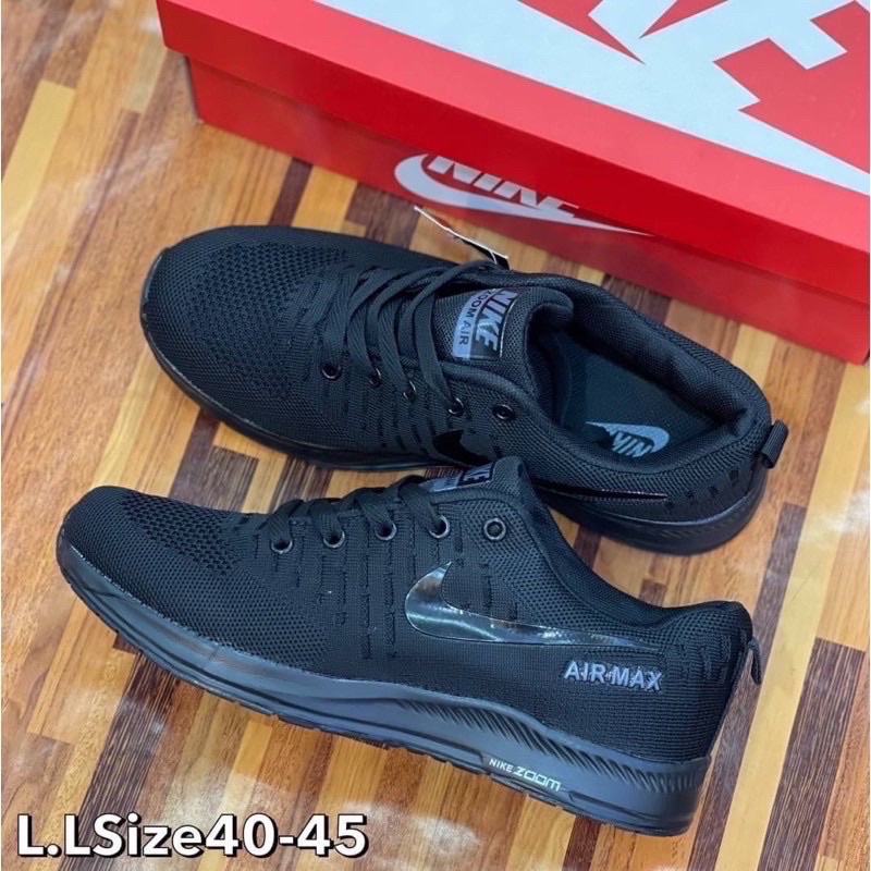 Nike ดำล้วน (size37-45) มี3แบบสี Black | Shopee Thailand