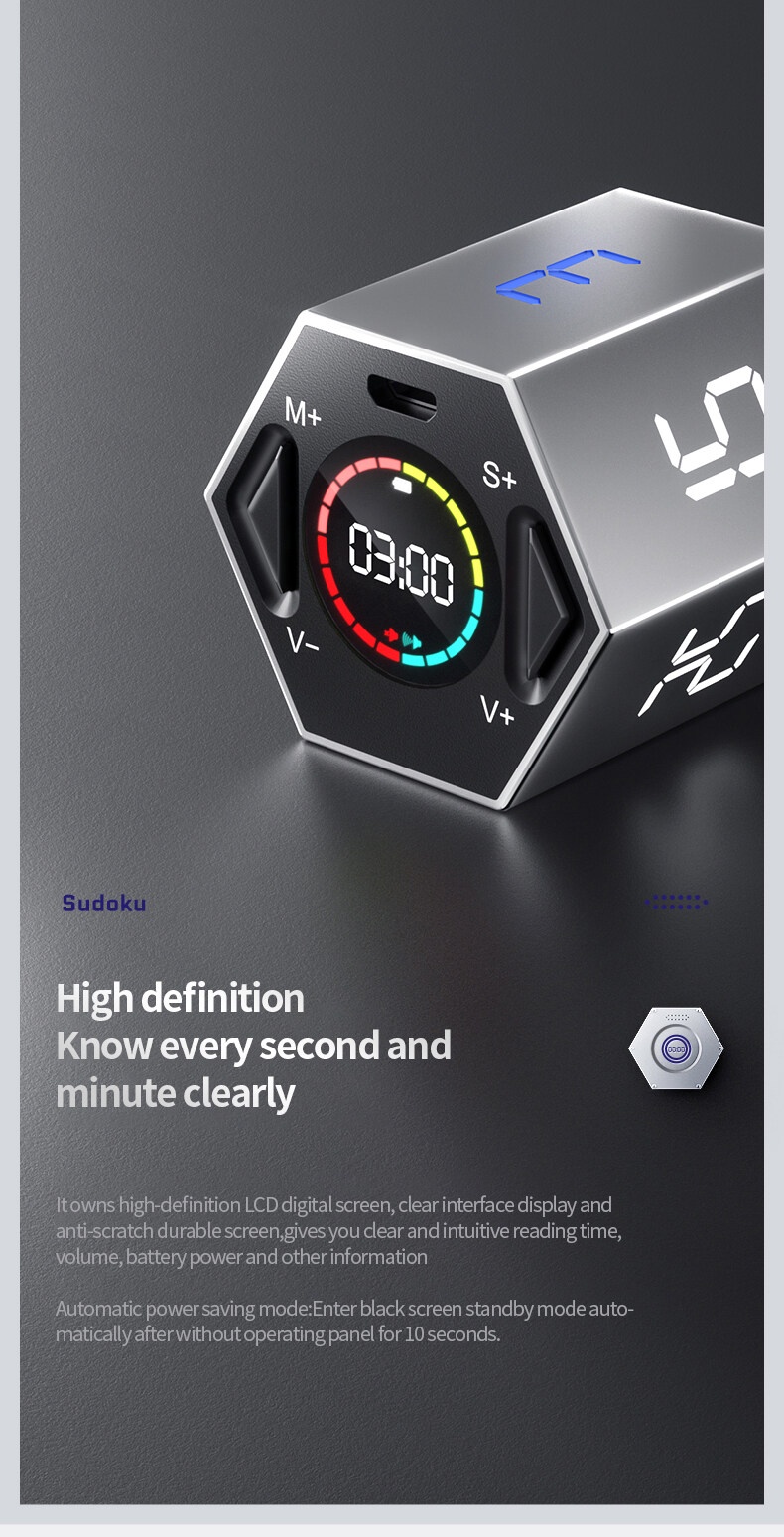 llano Ticktime ตัวจับเวลา timer นาฬิกาจับเวลานาฬิกาจับเวลาดิจิตอล Led สําหรับทํางานออกกําลังกาย ...