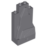 Lego part (ชิ้นส่วนเลโก้) No.47847 / 54782 Rock Panel 2 x 4 x 6 ...