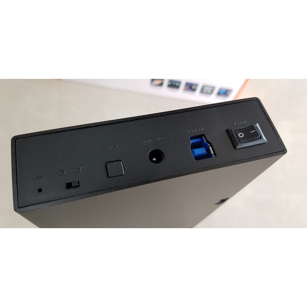 External HDD Box 3.5" USB 3.0 อลูมีเนียม แบบมี Write-Protect switch ...