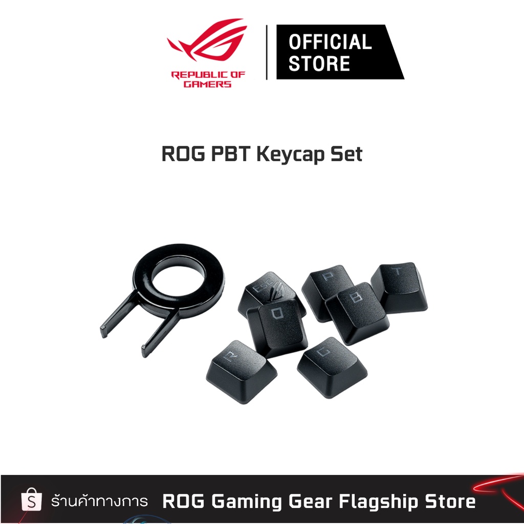 ASUS ROG PBT KEYCAP SET ( อะไหล่คีย์บอร์ด ปุ่มกดคีย์บอร์ด) [90MP0280 ...