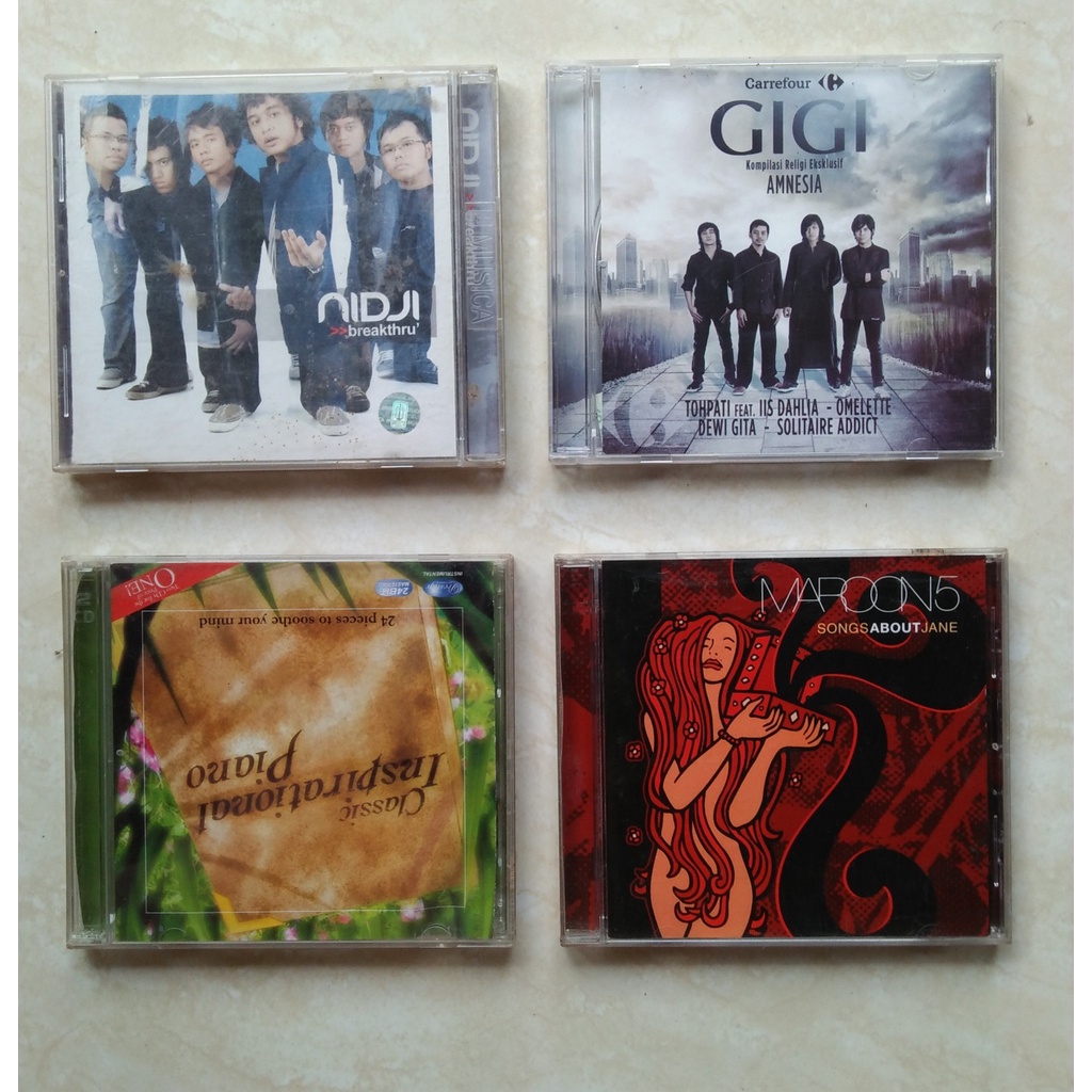 แผ่น CD เพลง 4 แผ่น ของแท้ | Shopee Thailand
