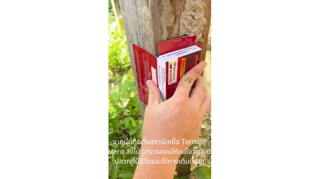 สถานีเหยื่อปลวก (6 กล่อง)/TERMITE HERO เหยื่อกำจัดปลวก/กับดักปลวก/ระบบเหยื่อล่อปลวก/ควบคุมแมลง ...