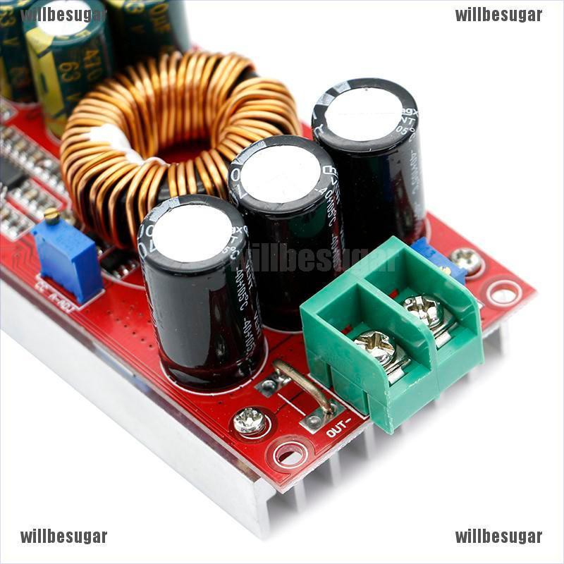 Willbesur DC-DC Converter 20A 1200W Step Up Buck Boost Module 8-60 V to ...