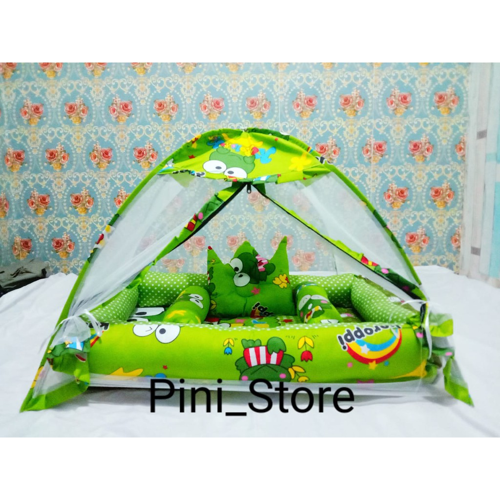 TENDA ที่นอนเด็ก มุ้งกันยุง TENT Kerpi Motif | Shopee Thailand