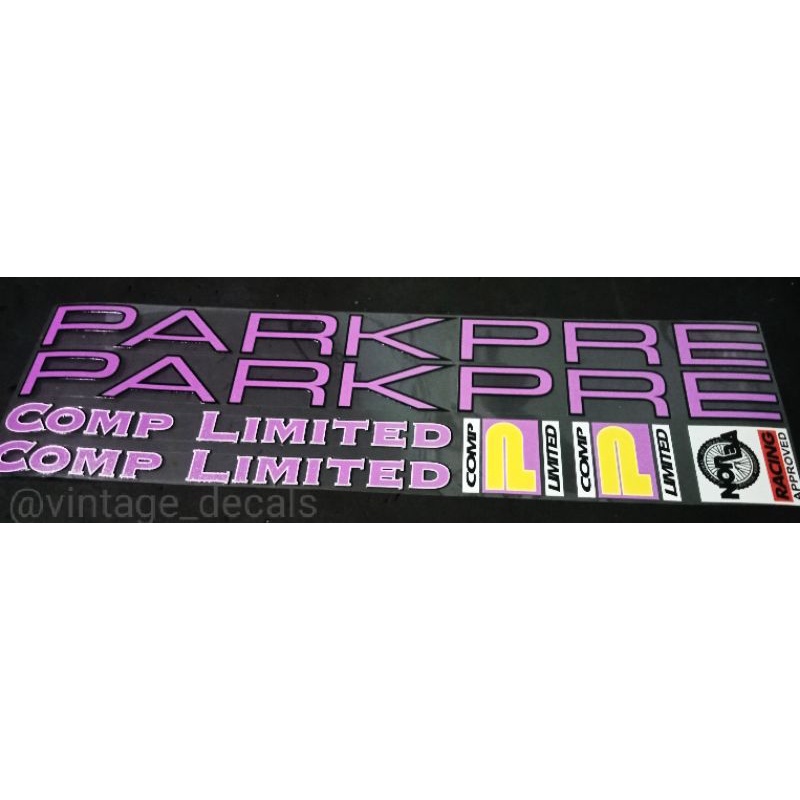 สติ๊กเกอร์สติ๊กเกอร์จักรยาน PARKPRE SCEPTER COMP LIMITED | Shopee Thailand