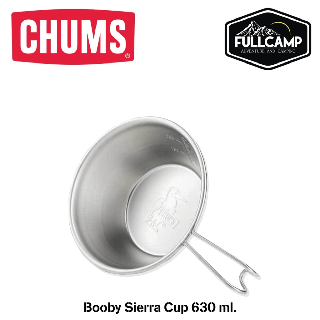 CHUMS Booby Sierra Cup ถ้วยอเนกประสงค์ ใส่อาหาร อุปกรณ์แคมป์ ถ้วยเซียร่า ถ้วยสแตนเลส | Shopee ...
