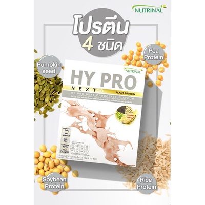 HY PRO NEXT Plant Protein คือ โปรตีนที่ผลิตจากพืชตระกูลถั่วและธัญพืช ...