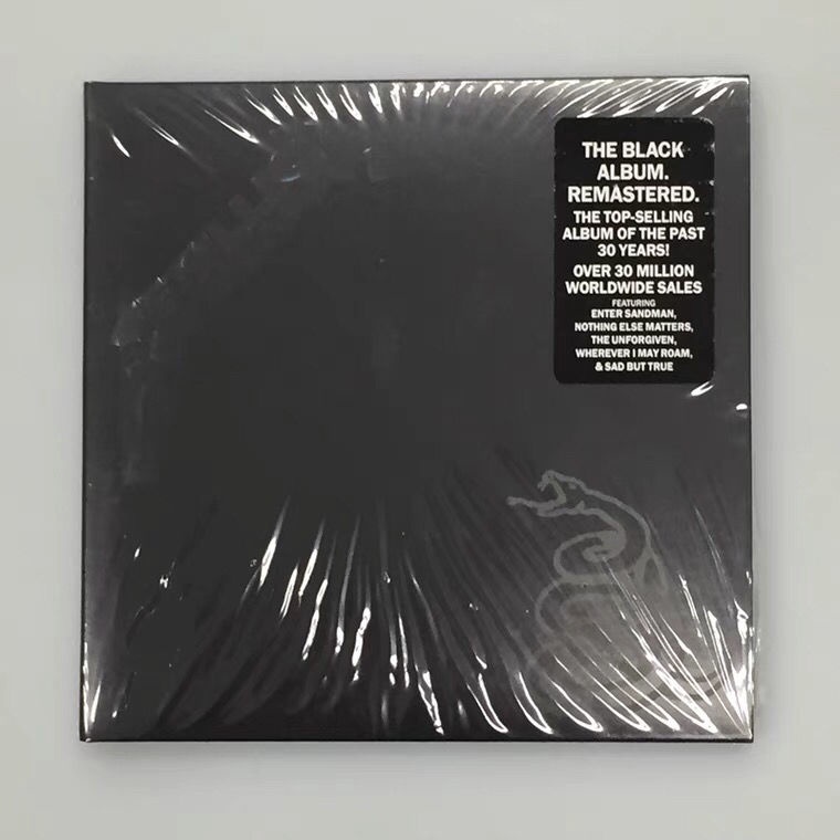 CD อัลบั้มชื่อตัวเองของ Metallica CD The Black Album 2021 Reissue ...