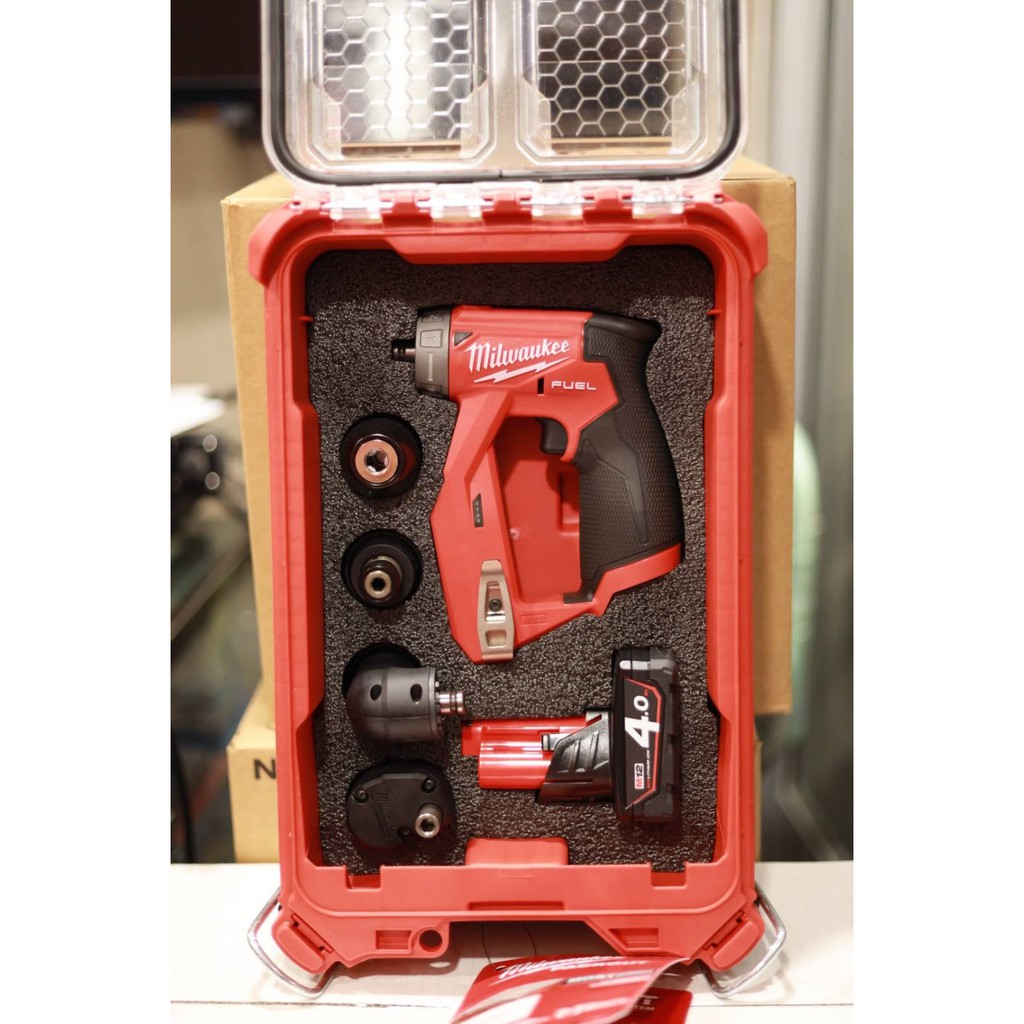 Milwaukee M12FDDXKITพร้อมแบต m12 4ah 1 ก้อน + PACKOUT 8435 X1 ใบ ตัดโฟม ...