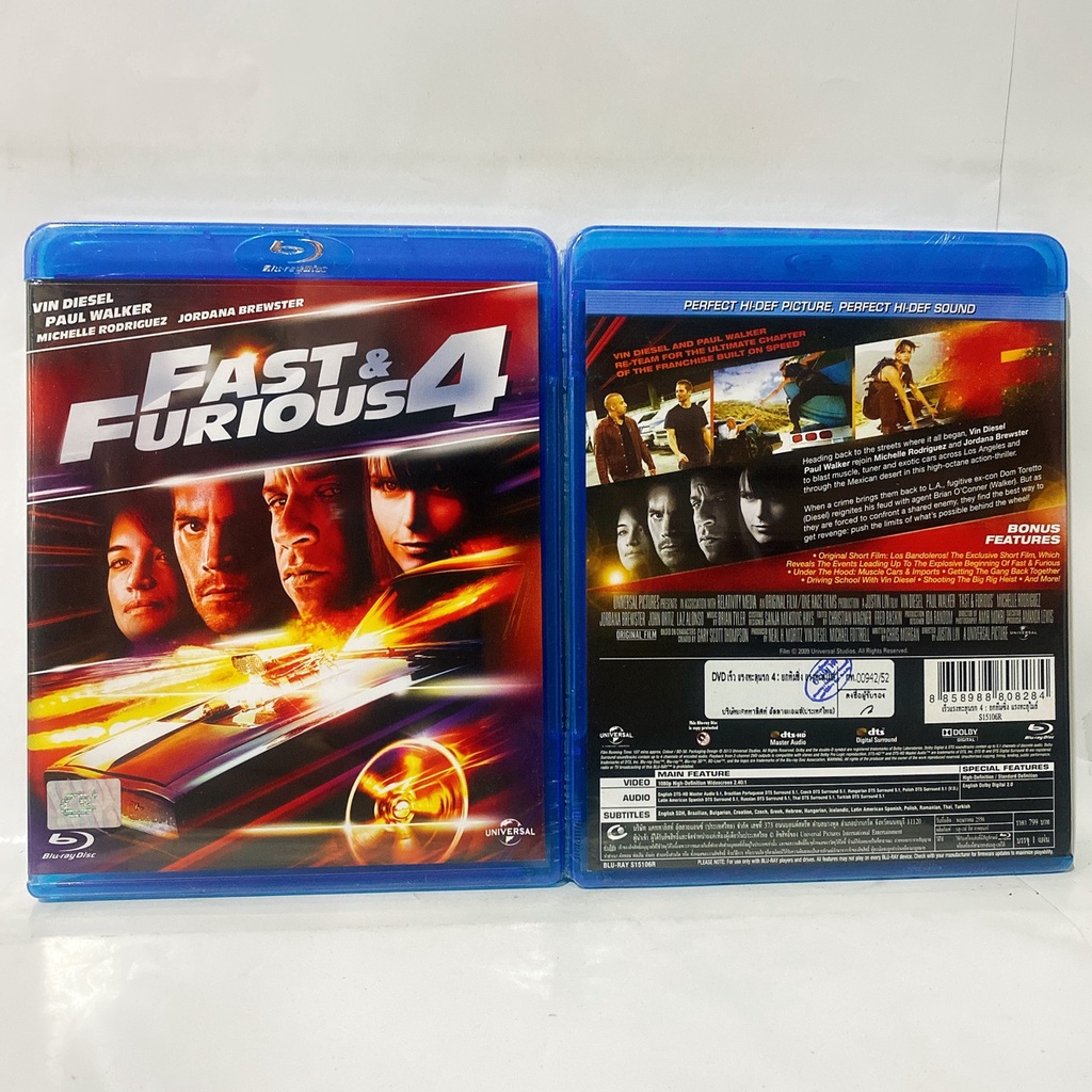 Media Play Fast And Furious 4 (New Sleeve)/ เร็ว แรงทะลุนรก 4 : ยกทีม ...