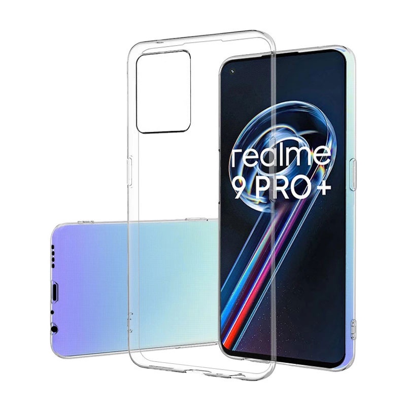 เคสโทรศัพท์มือถือ สีใส กันกระแทก สำหรับ Realme 13 12 12+ 11X 11 10 9 8 7 6 5 Pro 9i 8i 7i 6i Q ...