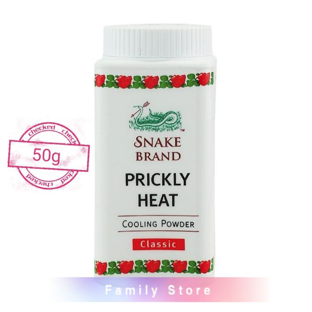 Snake Brand Prickly Heat Cooling Powder Classic 50G | Shopee Thailand