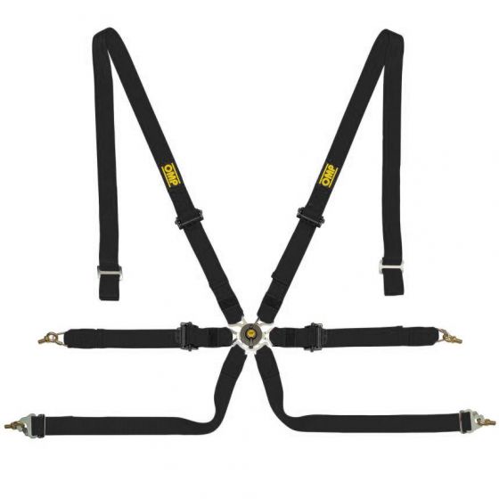 เข็มขัดนิรภัย OMP One 2 Pull Down Saloon 6 Point Endurance Harness | Shopee Thailand