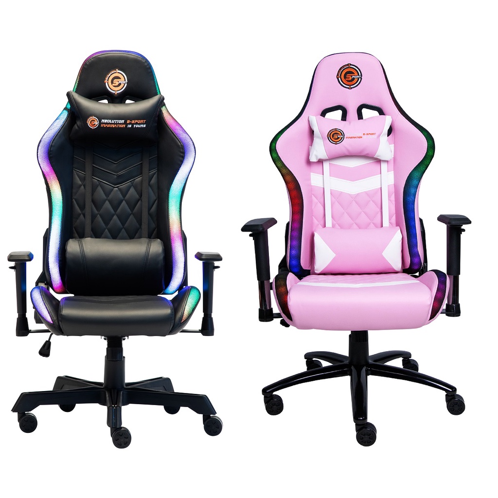 Gaming Chair RGB รุ่น เก้าอี้เกมมิ่งเกียร์ มีไฟ RGB สำหรับ Gamer ...