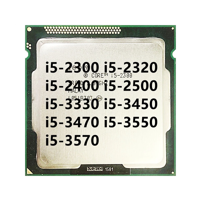 โปรเซสเซอร์ CPU i5-2300 i5-2320 i5-2400 i5-2500 i5-3330 i5-3450 i5-3470 ...