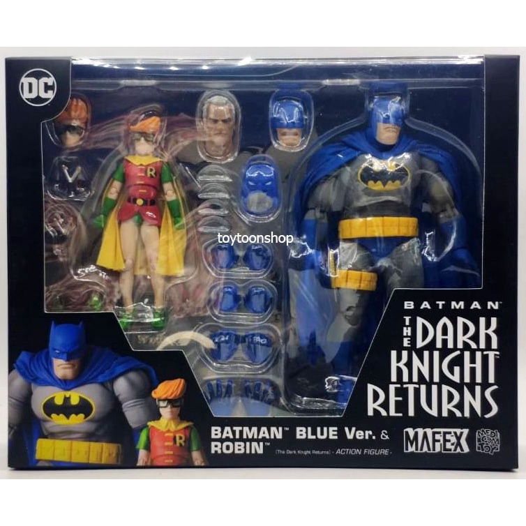 MAFEX No.139 BATMAN BLUE Ver. & ROBIN (The Dark Knight Returns ...