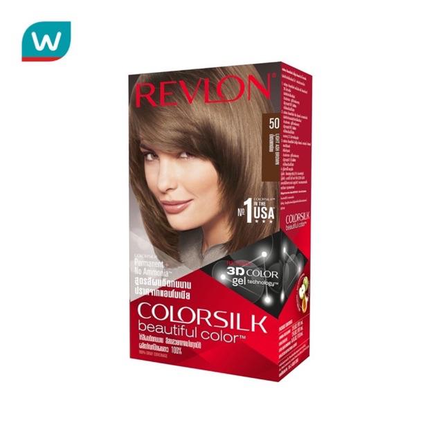 Revlon Colorsilk ครีมเปลี่ยนสีผมเรฟลอน สูตรไม่มีแอมโมเนีย Shopee Thailand