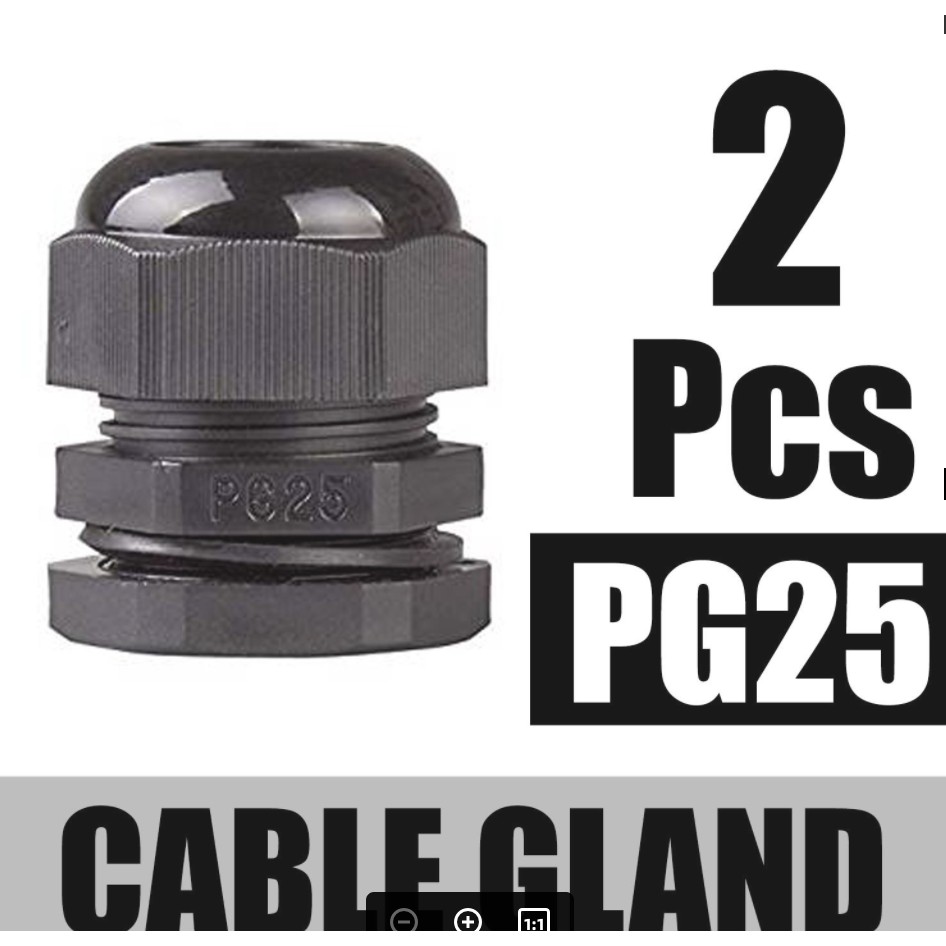 เคเบิ้ลแกลน PG25 Nylon Cable Gland IP68 | Shopee Thailand