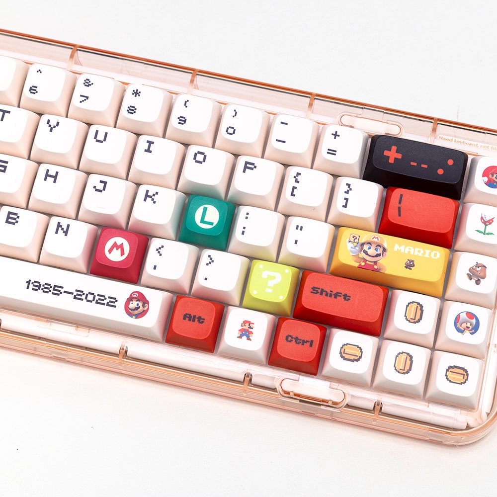 [144keys] 2024 Super Mario Keycaps XDA profile PBT material Dye ...