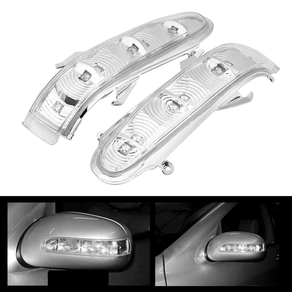 Alabama เลนส์กระจกมองข้าง ไฟเลี้ยว Led เลนส์ใส สําหรับ Mercedes Benz ...