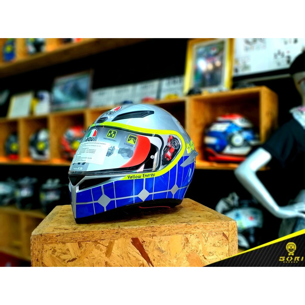 หมวกกันน็อค AGV K1 TIS TOP Asa Fit-ROSSI MUGELLO 2015 | Shopee Thailand