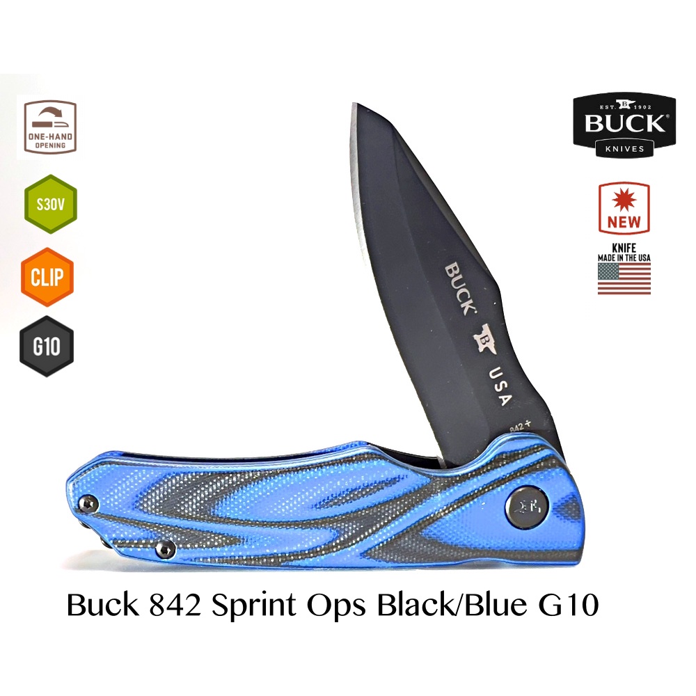 มีดพับ Buck 841 Sprint Pro,Marbled 0841CFS1 (S30V) | Shopee Thailand
