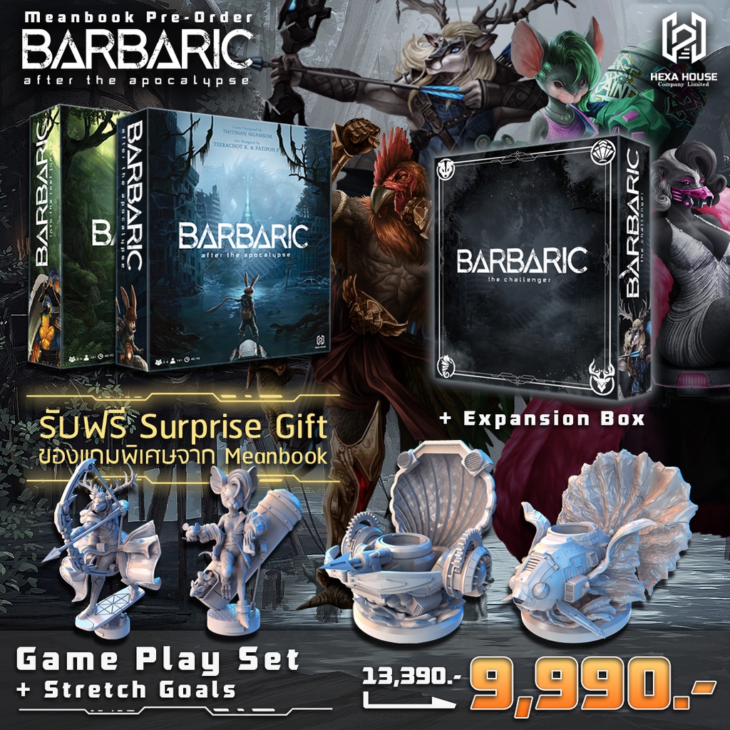 [Pre-Order] BARBARIC : After the Apocalypse "Kickstarter" Board Game ...