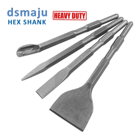 Heavy Duty HEX Stone Chisel Wall Hack Chisel Impact เจาะสิ่วรื้อถอนค้อน ...