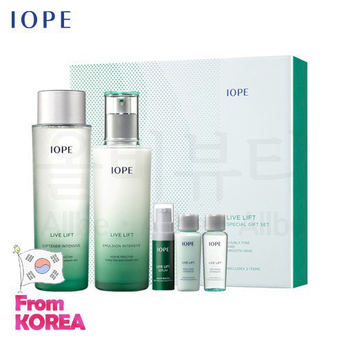 [IOPE] LIVE LIFT INTENSIVE SOFTNER AND EMULSION SPECIAL GIFT SET ...