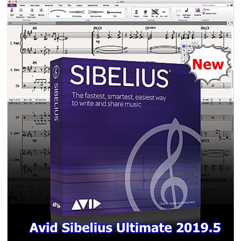 Avid Sibelius Ultimate 2019.5 Full ตัวเต็ม ถาวร โปรแกรมแต่งเพลง พร้อม ...