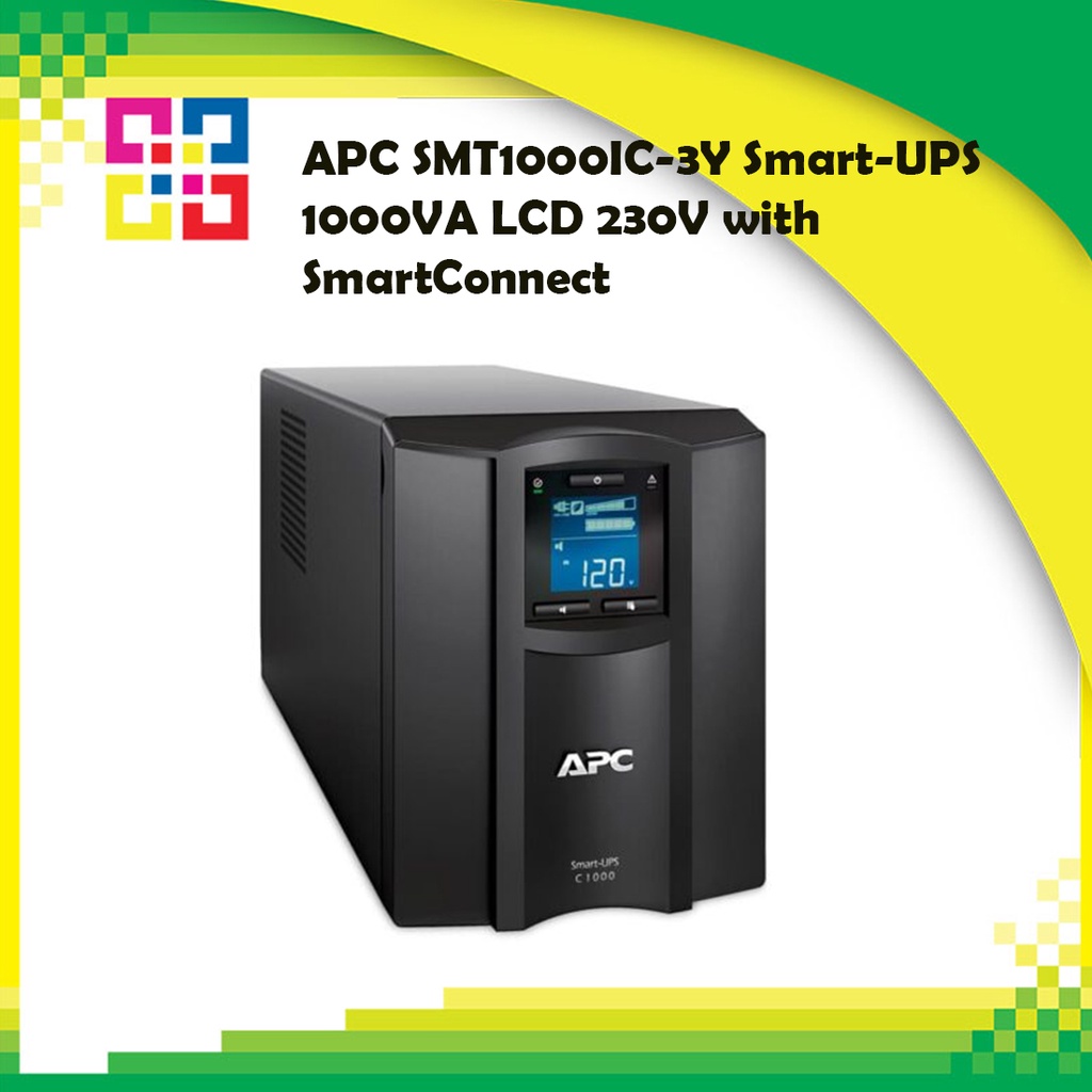 APC SMT1000IC-3Y Smart-UPS 1000VA,700W LCD 230V with SmartConnect ...