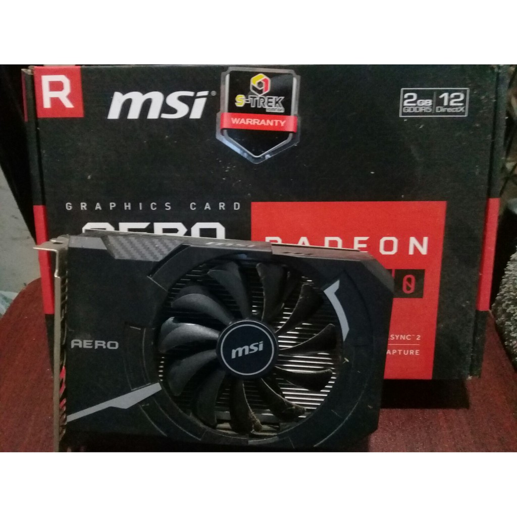 MSI RX 550 ยี่ห้อ การ์ดจอมือสอง | Shopee Thailand