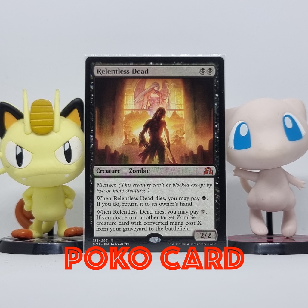 Relentless Dead การ์ด Magic The Gathering ของแท้ จากชุด Shadows Over Innistrad | Shopee Thailand