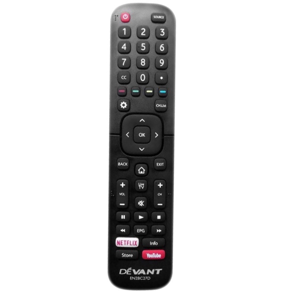 ของแท้ Hisense Dévant EN2BC27 EN2BC27D รีโมตคอนโทรลสมาร์ททีวี พร้อม ...
