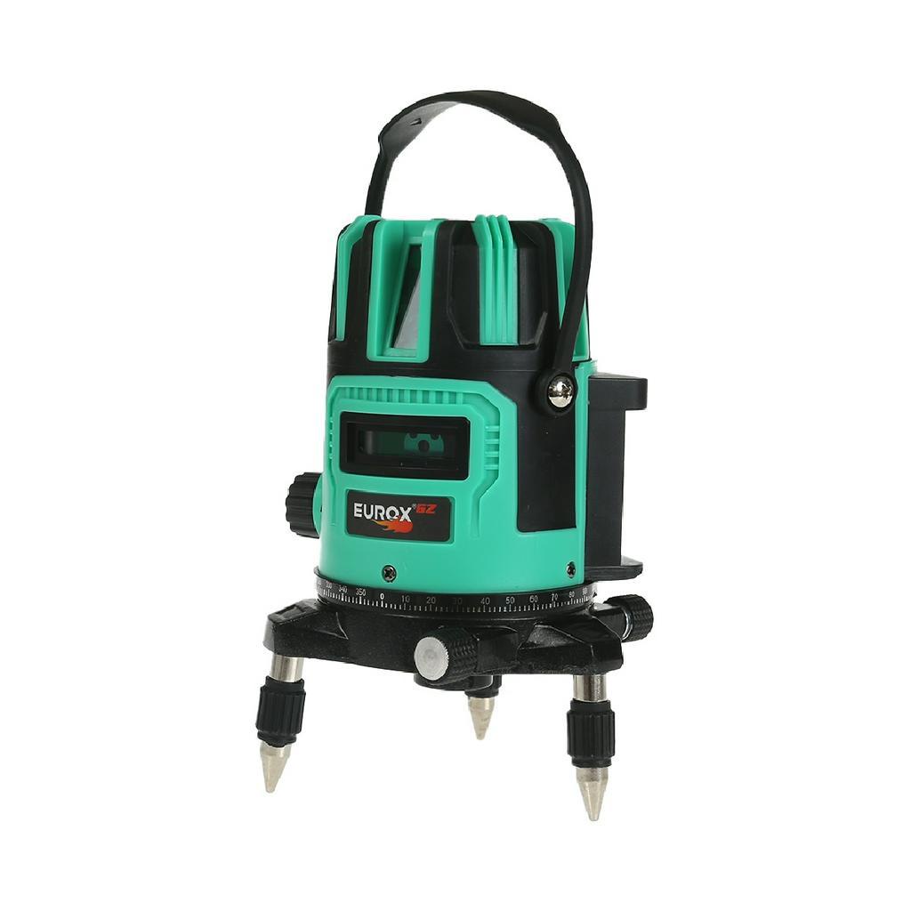 EUROX เครื่องวัดระดับเลเซอร์ รุ่น GZ-5 แสงสีเขียว + ขาตั้ง หมุนได้ 360° | กล้องวัดระดับเลเซอร์ ...