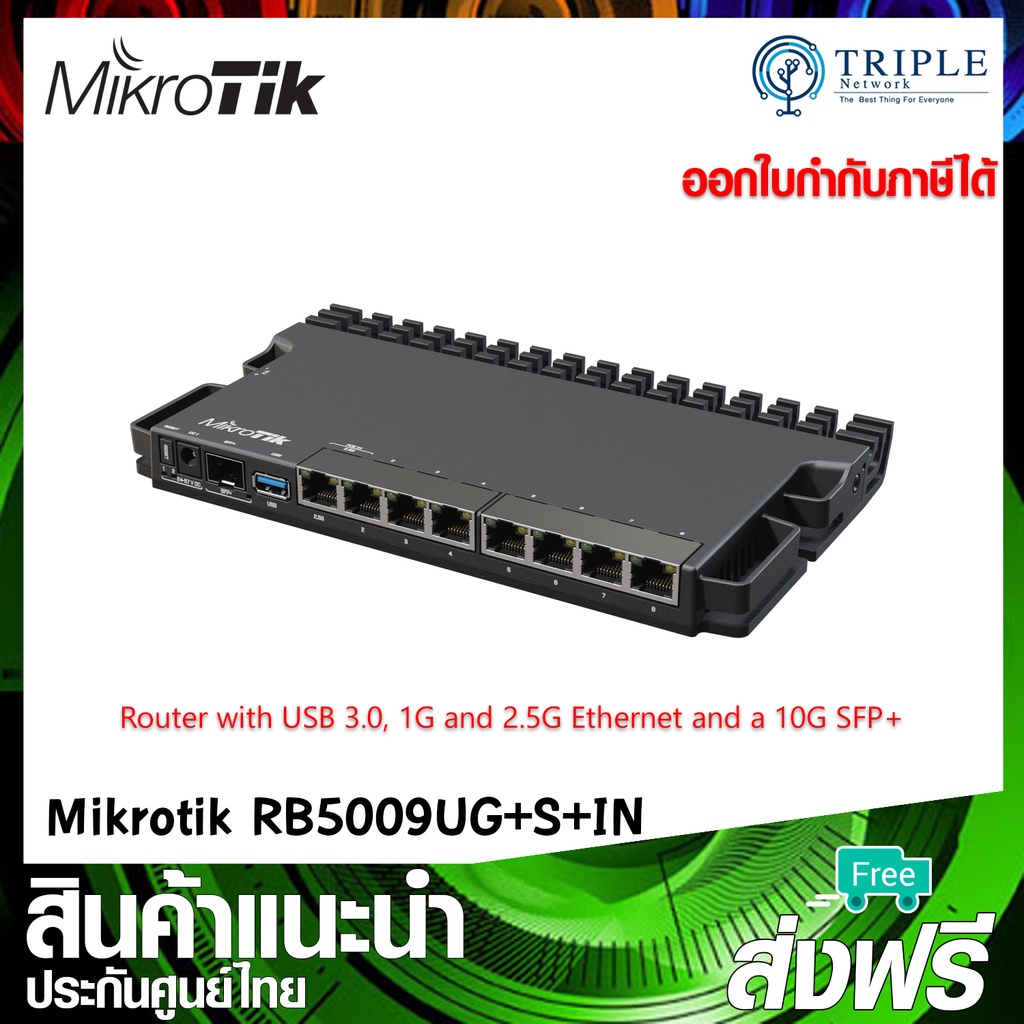 Mikrotik RB5009UG+S+IN The ultimate heavy-duty home lab router with USB ...