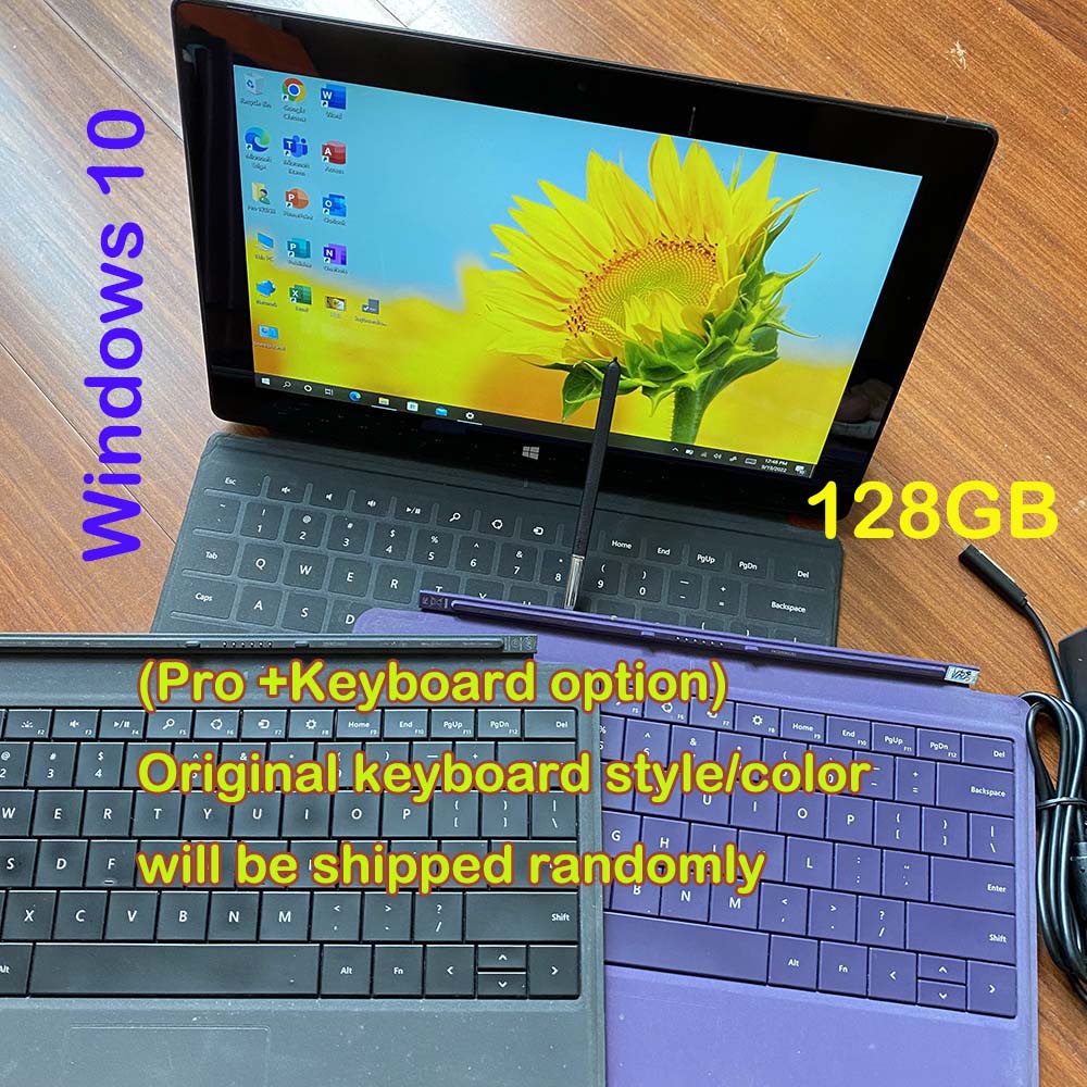 ใช ้ 85 % ใหม ่ Microsoft Surface RT Surface2 3 Pro Intel Core i5 Duo 3317u 4GB RAM 128GB SSD ...