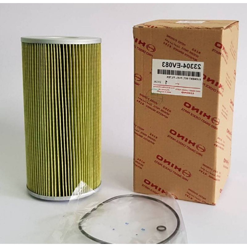 23304-EV083 ไส้กรองโซล่า HINO J08E แท้ , AO9C, P11C(Victor FG8J, FM1A ...