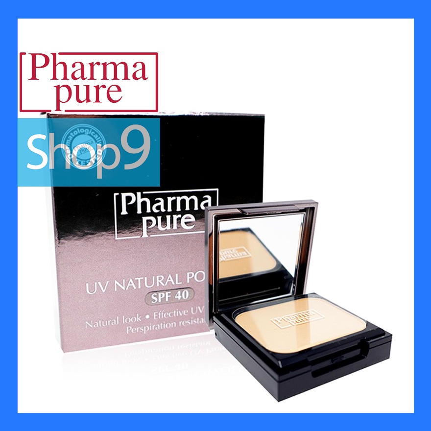 PHARMAPURE UV NATURAL POWDER SPF 40 (EXP 11/25)ฟาร์มาเพียวร์ ยูวี เนเช ...