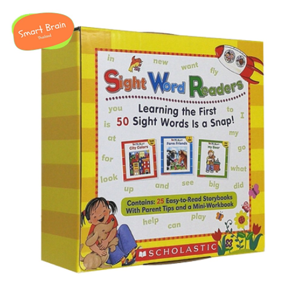 *ส่งทุกวัน* Scholastic Sight Word Readers Box Set Learning First 50 ...